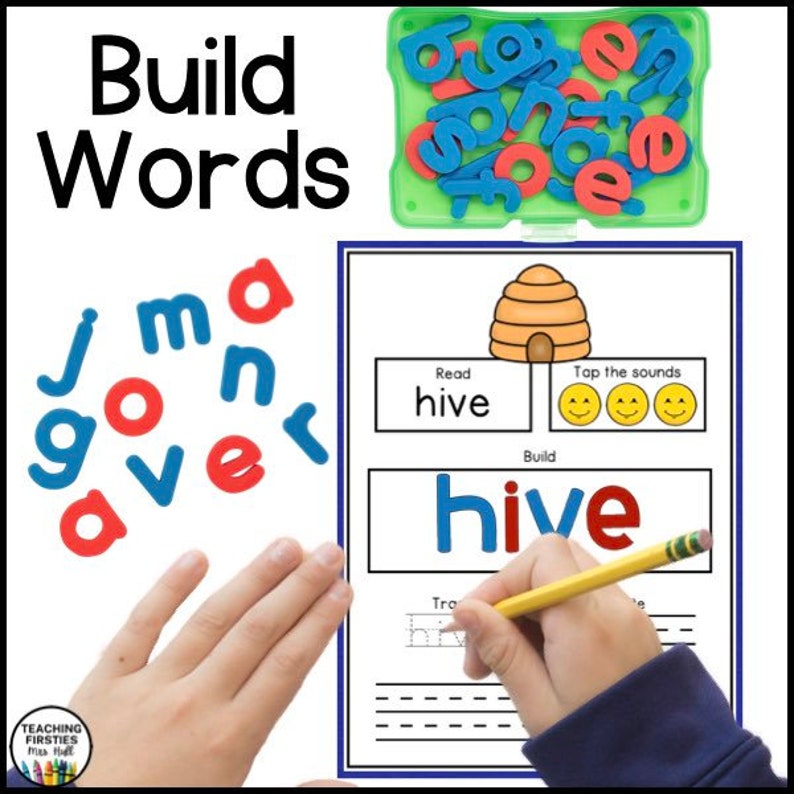 Silent E Long Vowel Phonemic Awareness Segmenting Activities - Etsy