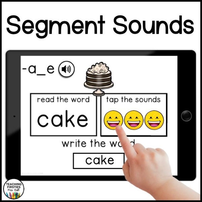 Silent E Long Vowel Phonemic Awareness Segmenting Activities - Etsy
