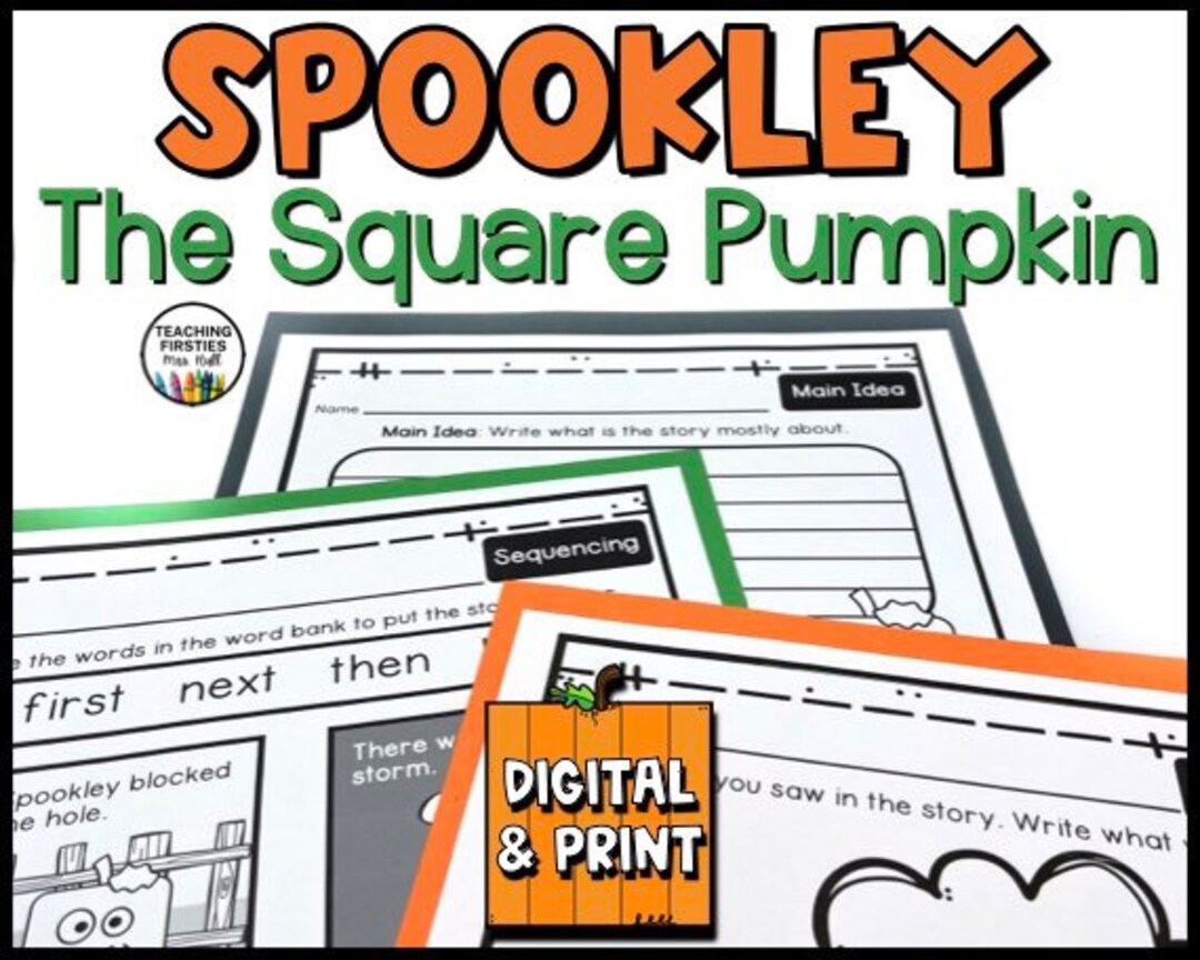 Spookley the Square Pumpkin Activities - Reading Comprehension ...