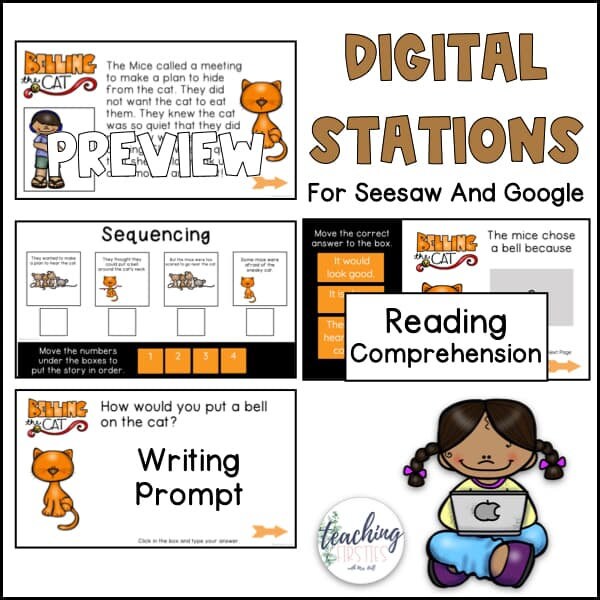 Belling the Cat Aesop's Fables for Kids - Etsy