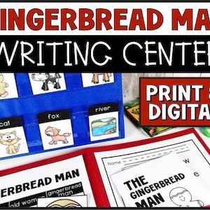 The Gingerbread Man Story Writing Activities (Instant Download) - Etsy