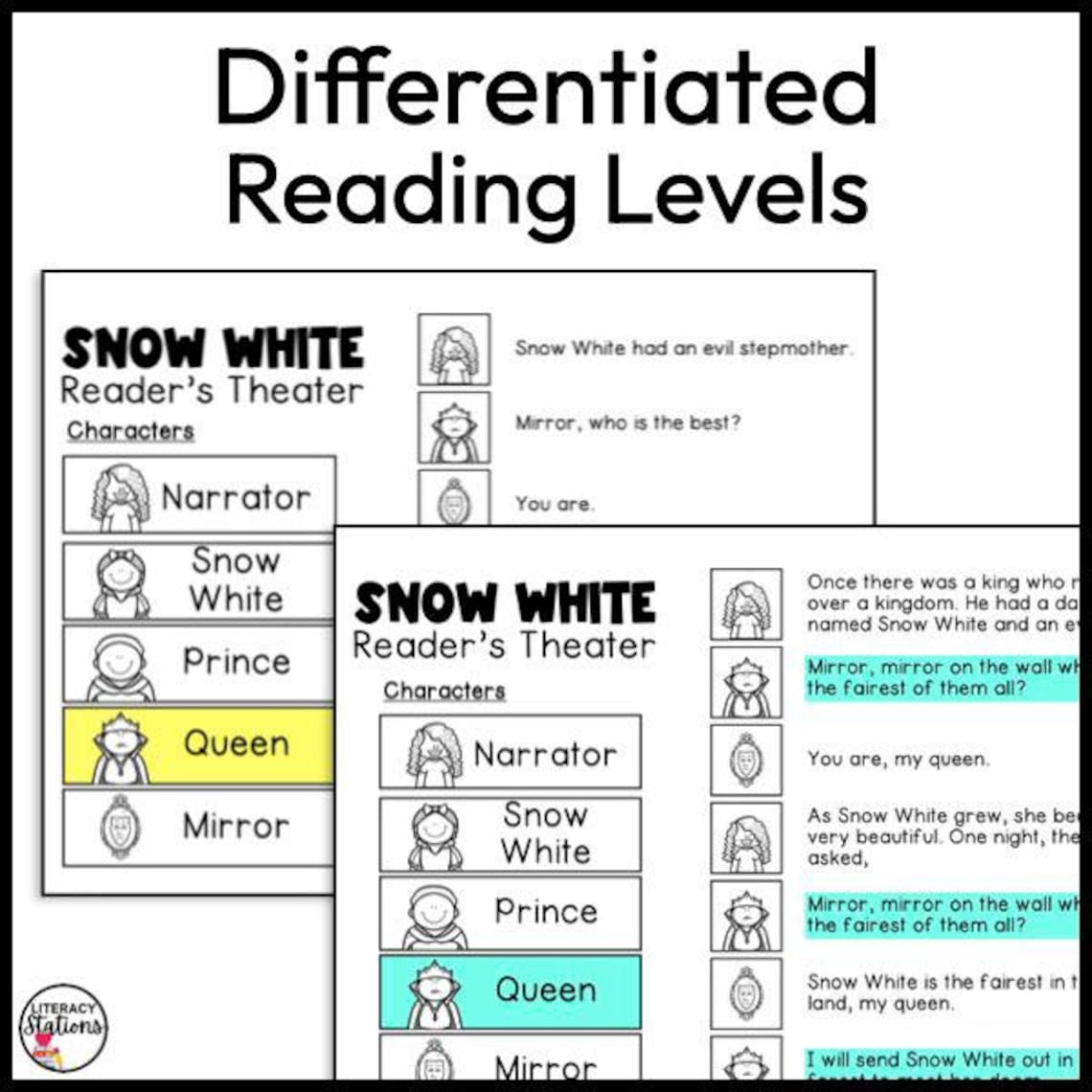Snow White Reader’s Theater Scripts - Etsy