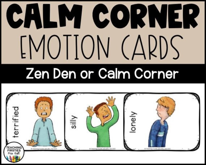 Emotions Cards for Identifying Feelings and Emotions at Your Zen Den or ...