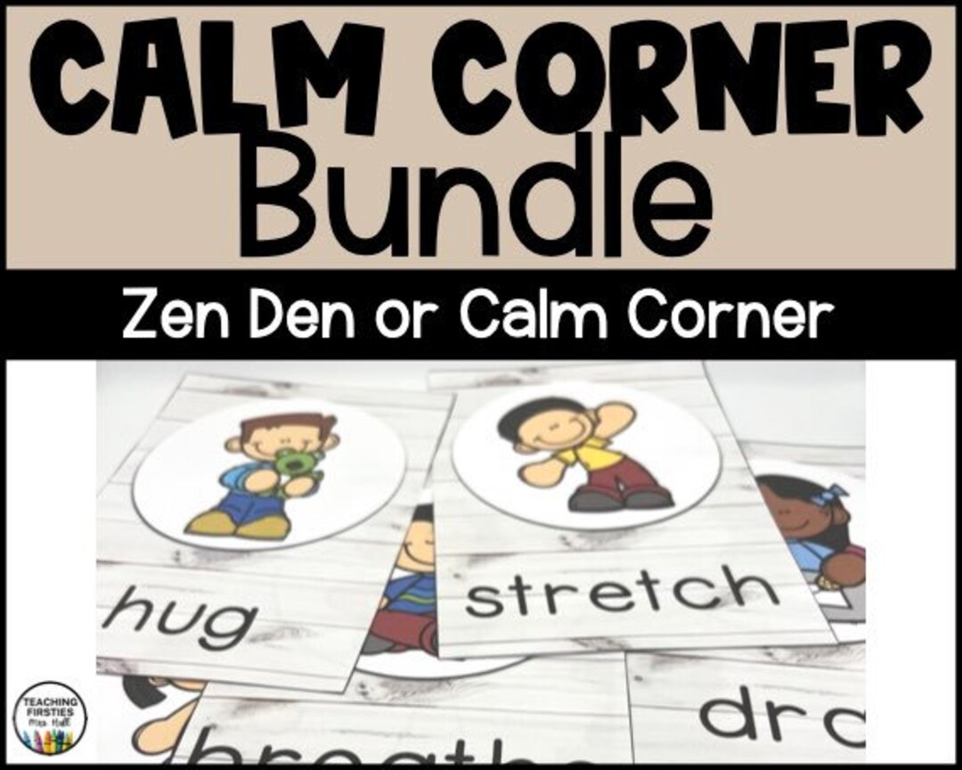 Zen Den and Calming Corner BUNDLE for Calming Strategies & Identifying ...