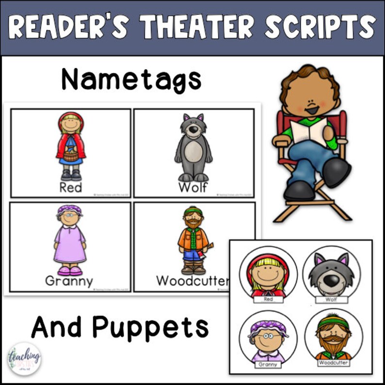 Little Red Riding Hood Reader’s Theater Scripts - Etsy