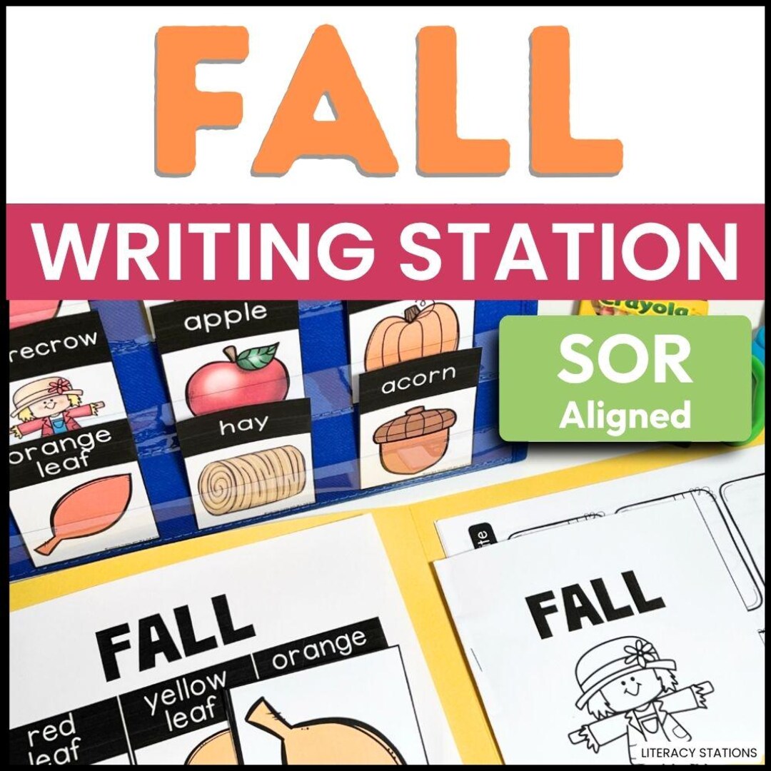 1st Grade Fall Writing Center - Etsy
