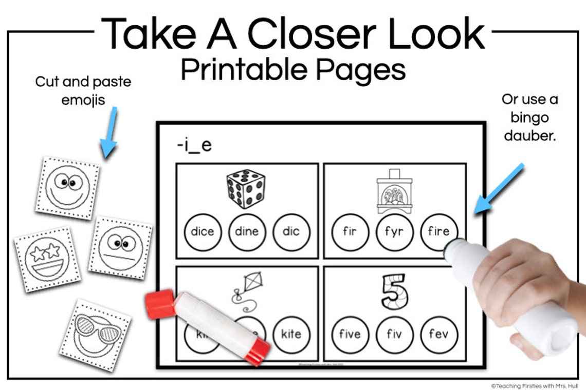 Silent E Long Vowel Phonemic Awareness Segmenting Activities - Etsy