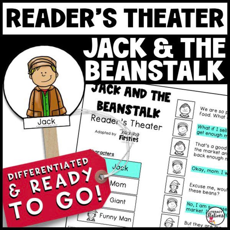 Jack and the Beanstalk Reader’s Theater Scripts - Etsy
