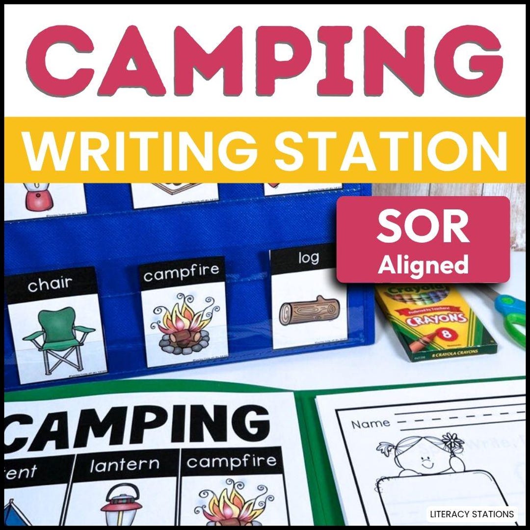1st Grade Camping Writing Center - Etsy