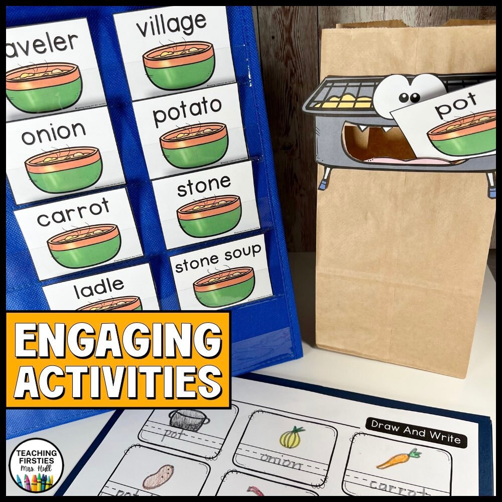 Stone Soup Story Writing Activities - Etsy