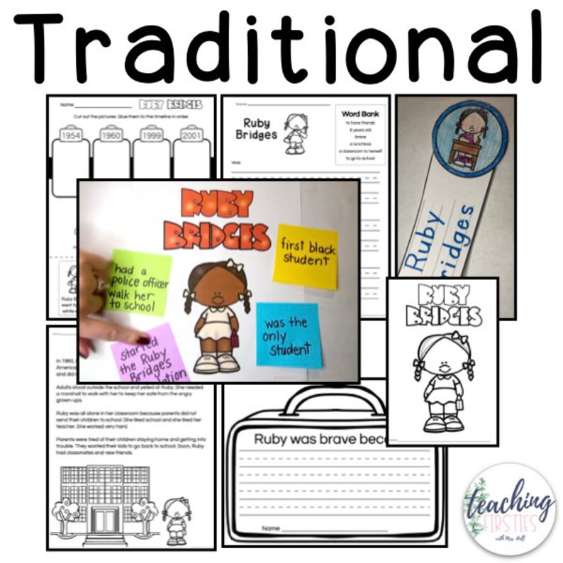 Reading Stations - Ruby Bridges Activities - Includes a VIDEO! - Etsy