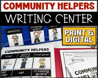 Community Helpers Vocabulary Cards, Community Helpers Activities ...