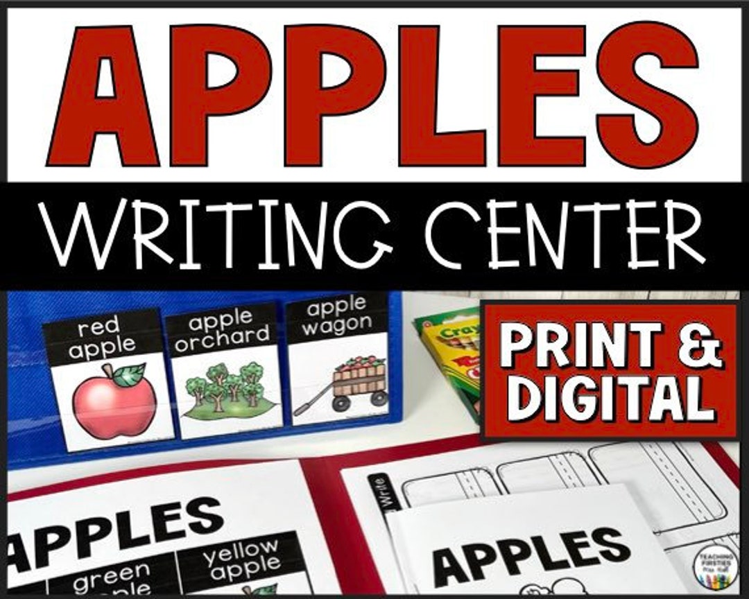 Apple Writing Activities - Etsy