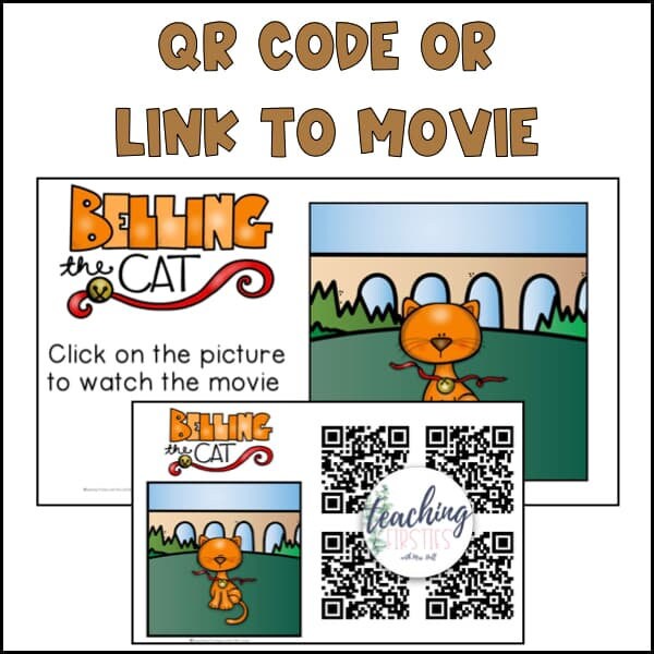 Belling the Cat Aesop's Fables for Kids - Etsy