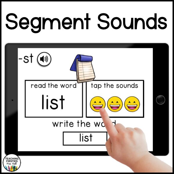 Phoneme Segmentation Activities for Final Consonant Blends - Etsy