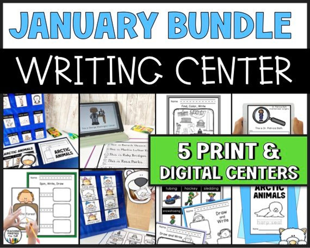 January Writing Centers Activities - Etsy