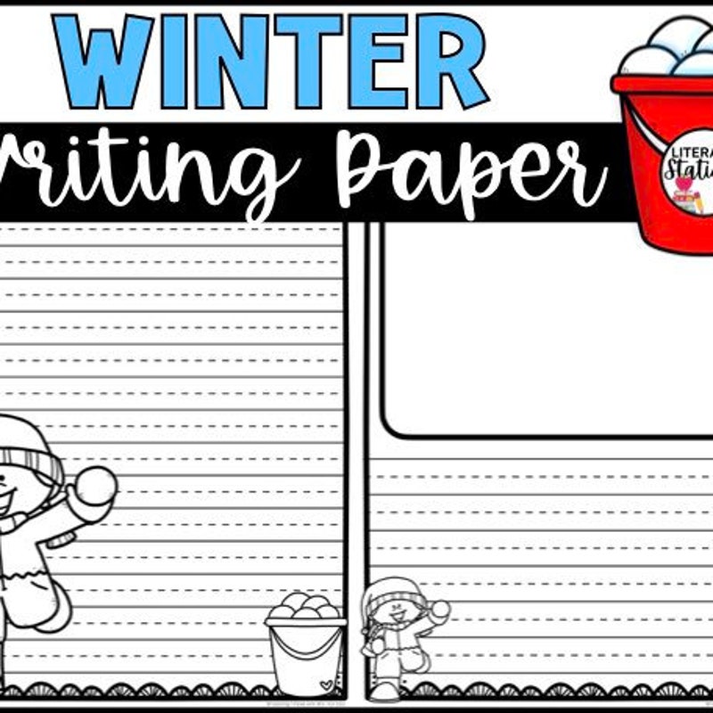 Snow Writing Paper - Etsy