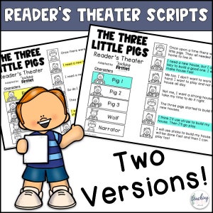 The Three Little Pigs Reader’s Theater Scripts - Etsy