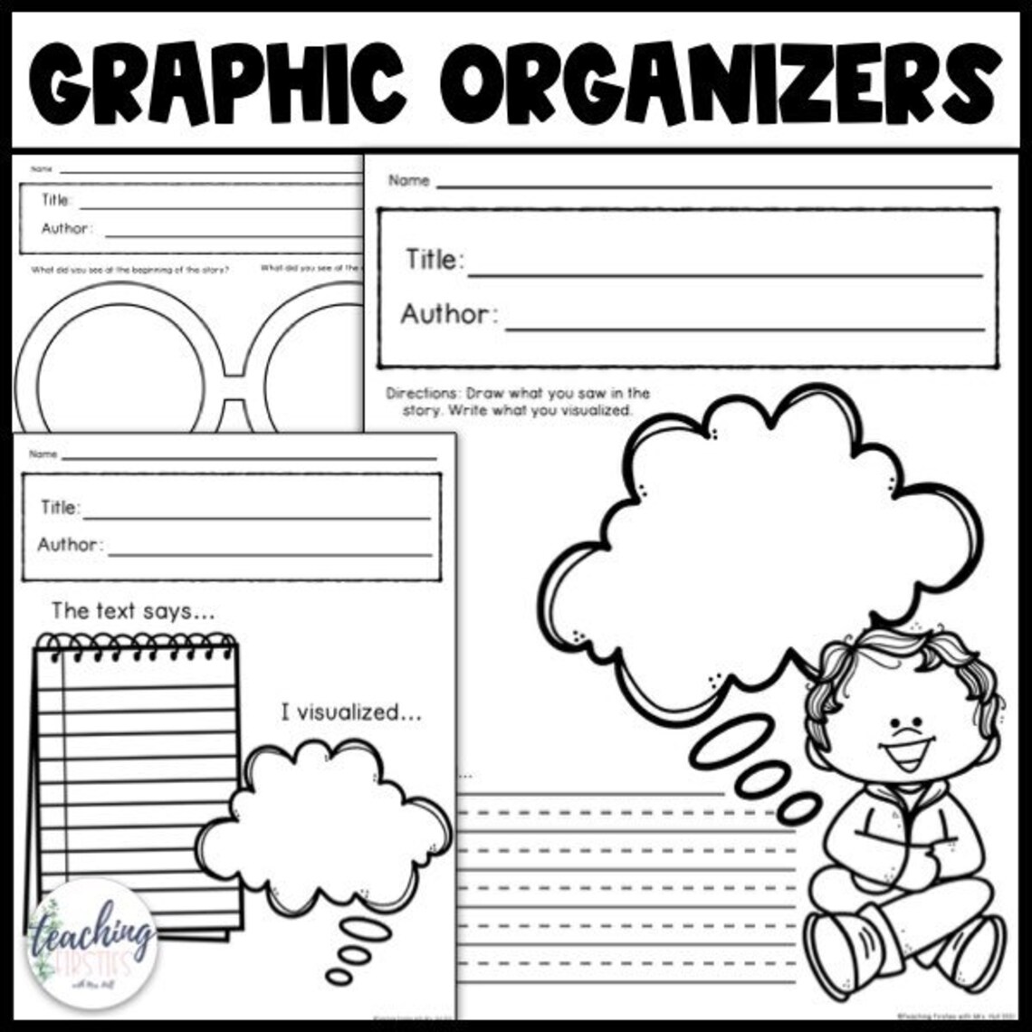 Reading Visualizing Blackline Masters - Etsy