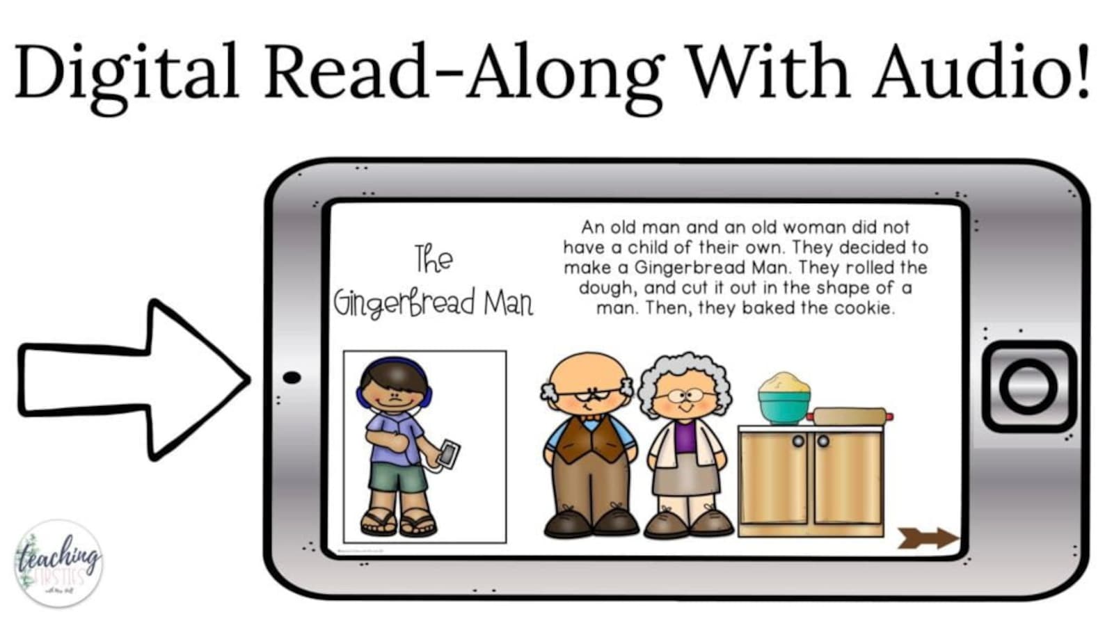 The Gingerbread Man Listening Center Activities - Etsy