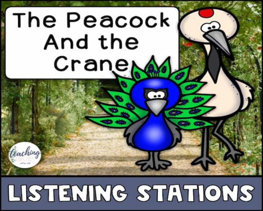 The Peacock and the Crane Story for Your Aesop's Fables Listening ...