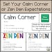 Editable Calm Corner Expectation Posters for Your Zen Den or Calming ...