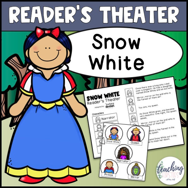 Snow White Readers Theater Scripts - Etsy
