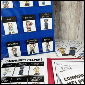 Community Helpers Activities - Etsy