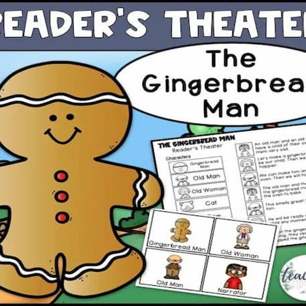 Gingerbread Man Puppets - Etsy