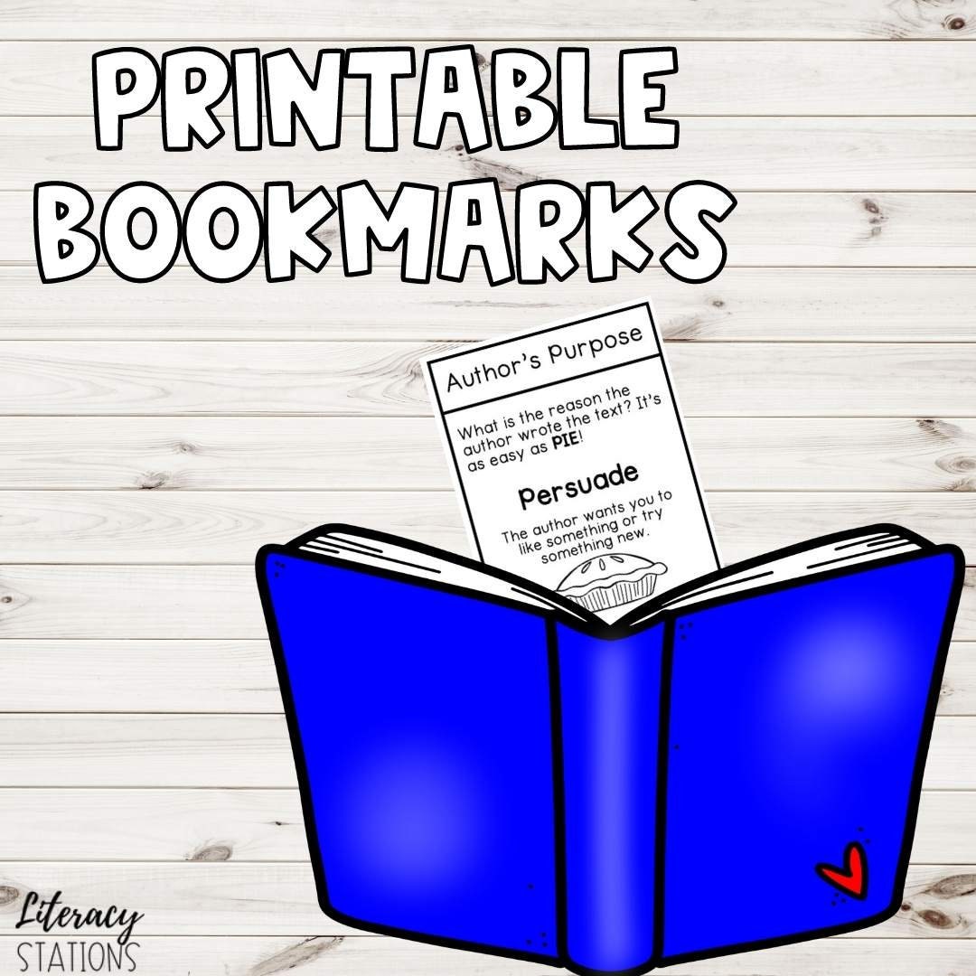 Author's Purpose Reading Passages, Graphic Organizers, Bookmarks ...