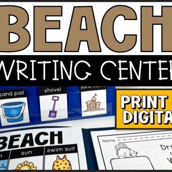 Beach Writing - Etsy