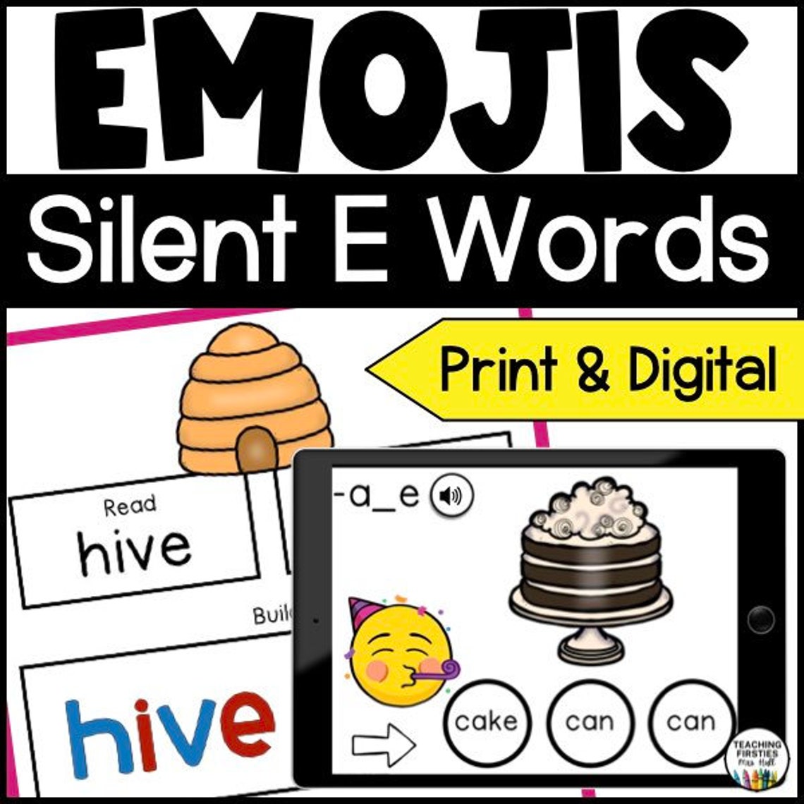 Silent E Long Vowel Phonemic Awareness Segmenting Activities - Etsy