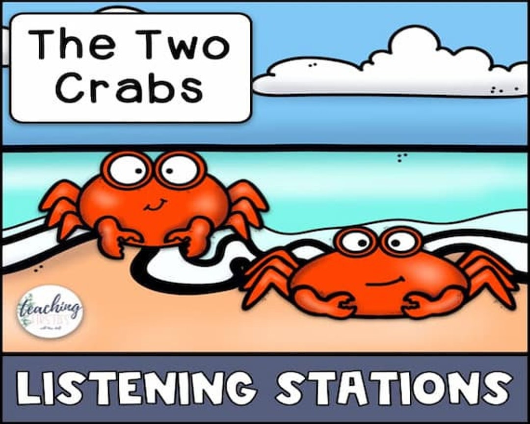 The Two Crabs Story for Your Aesop's Fables Listening Center - Etsy