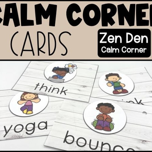 Editable Calm Corner Expectation Posters for Your Zen Den or - Etsy