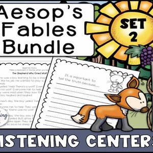 Aesops Fables Bundle - Set 2 the Fox and the Grapes and Other Stories ...
