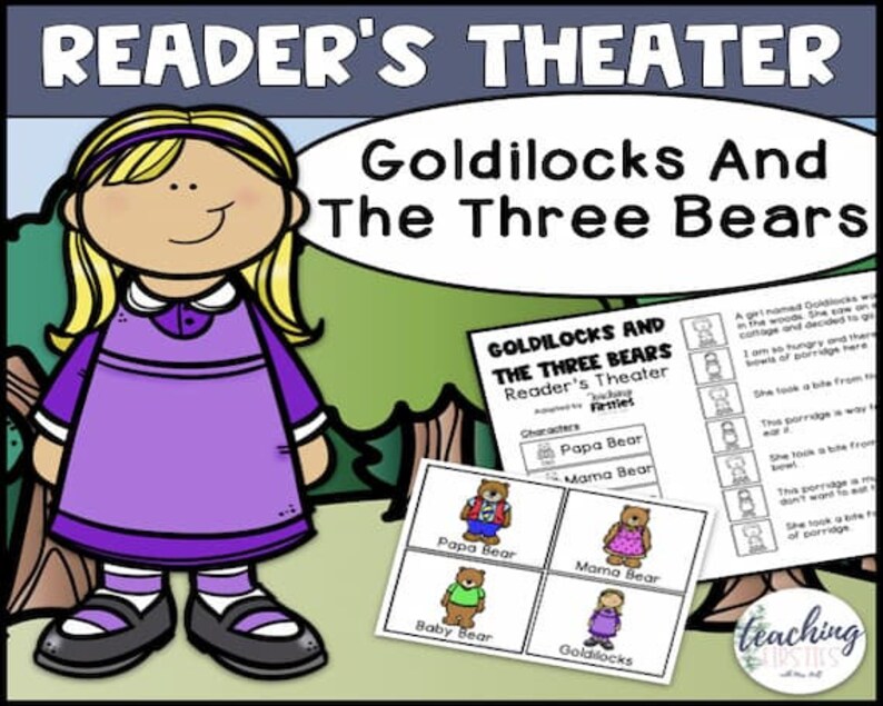 Goldilocks and the Three Bears Reader’s Theater Scripts - Etsy