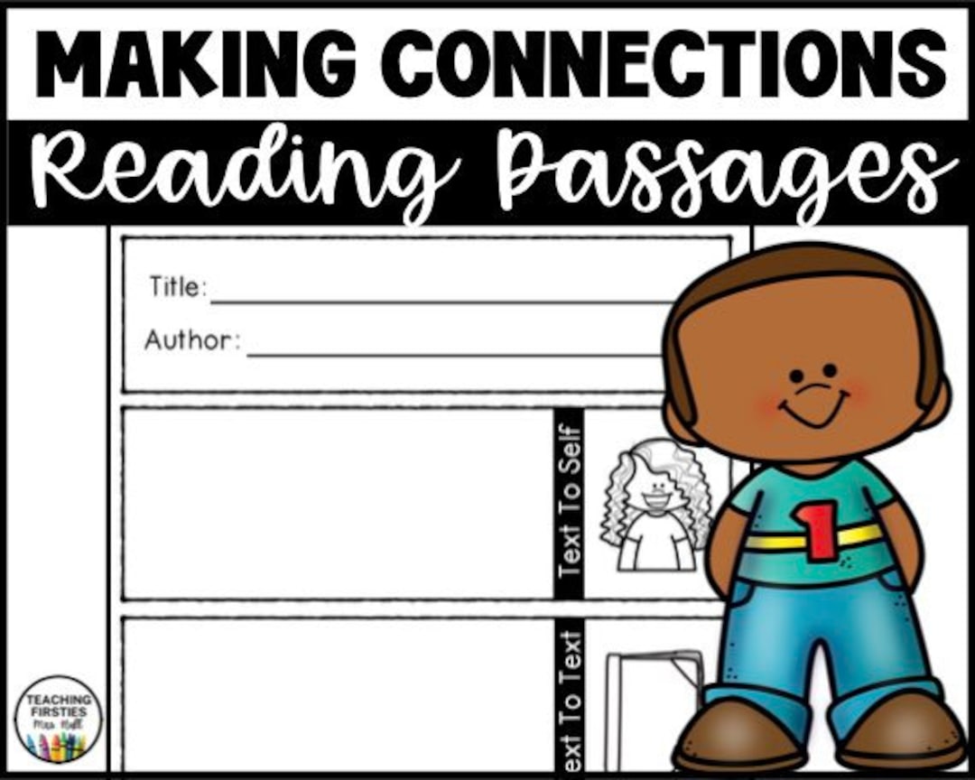 Making Connections Worksheets and Printable Activities - Etsy