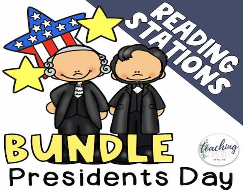 Reading Stations - Presidents Day Activities BUNDLE - Includes 3 ...