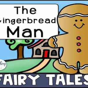 The Gingerbread Man Listening Center Activities - Etsy