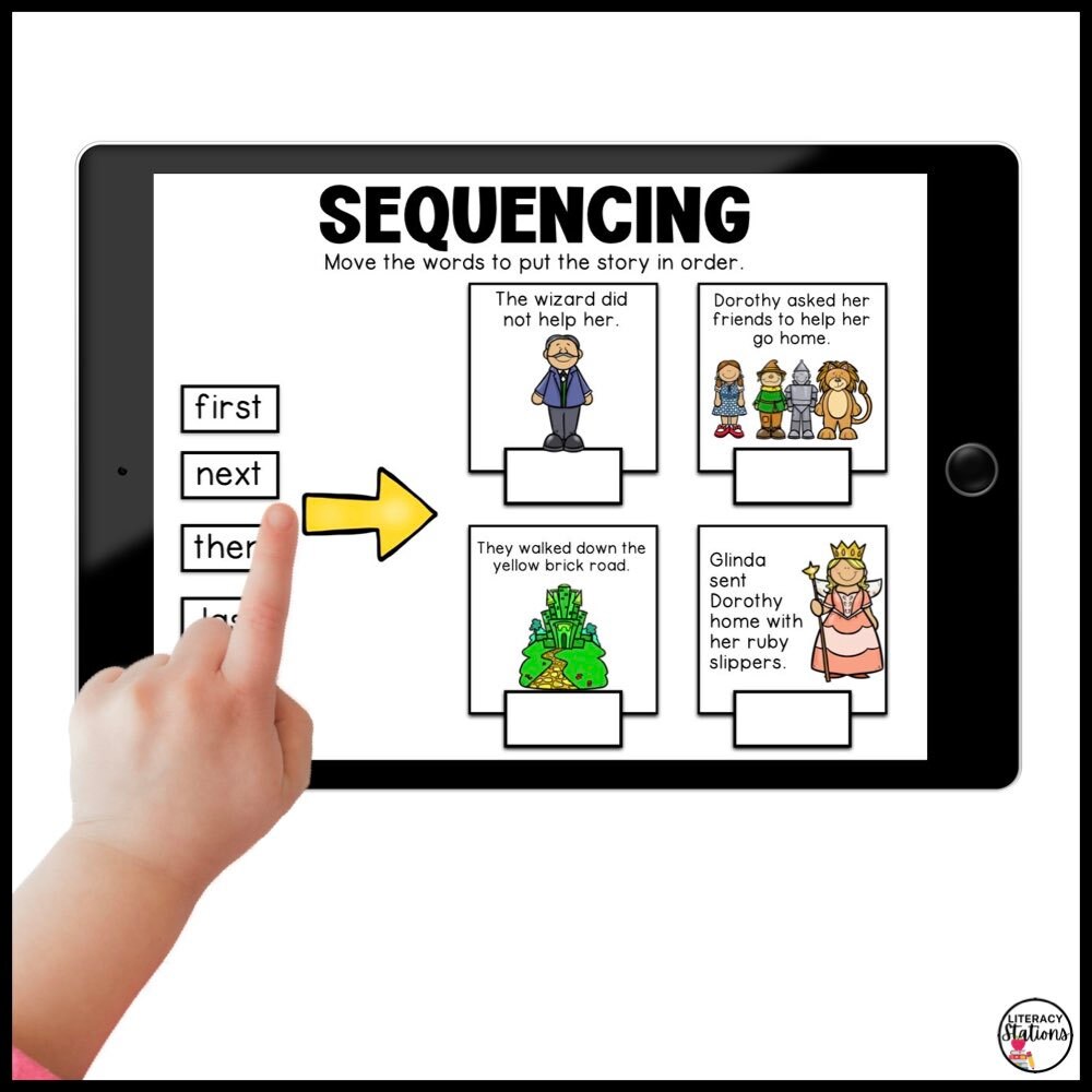 Reading Activities for the Wizard of Oz Story - Etsy