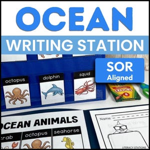 1st Grade Ocean Animals Writing Center - Etsy