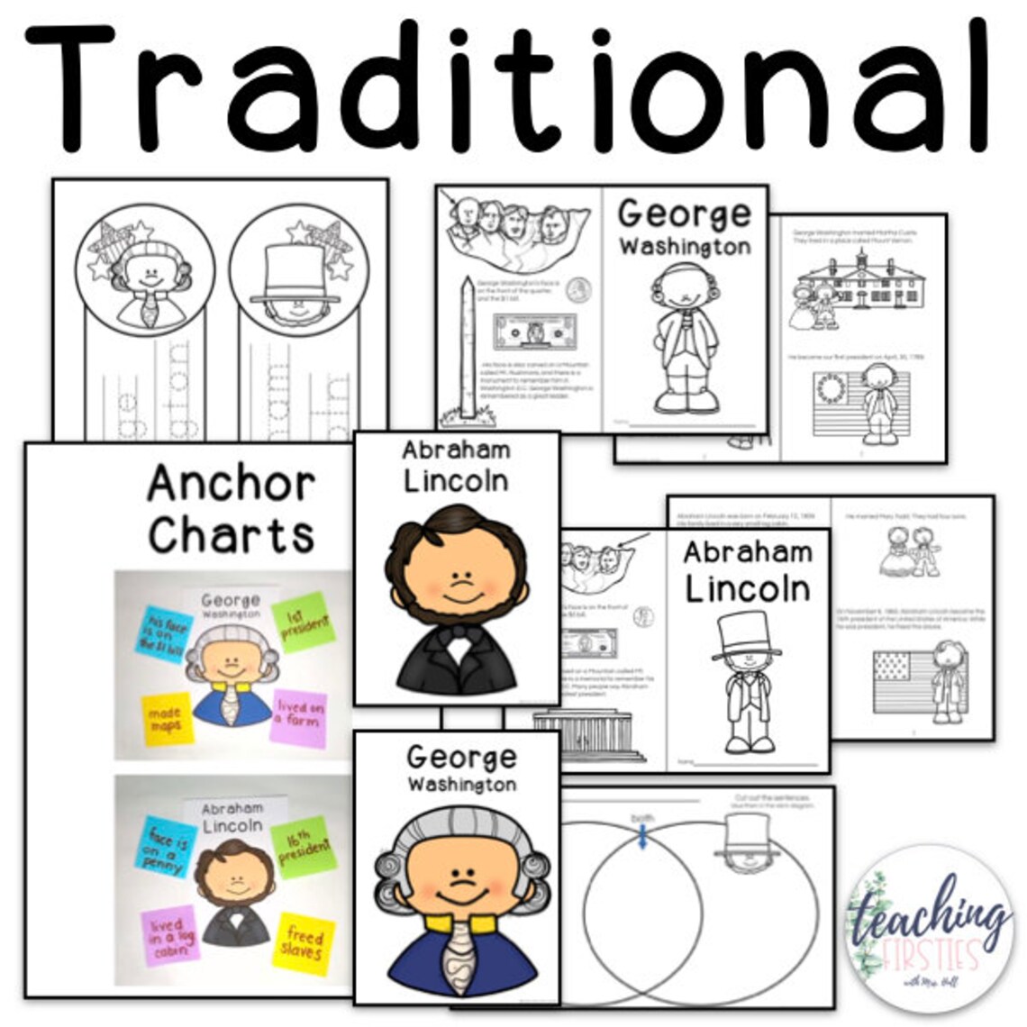 Reading Stations - Presidents Day Activities BUNDLE - Includes 3 ...