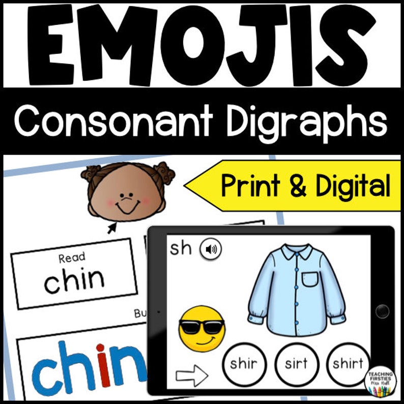 Phoneme Segmentation Activities for Consonant Digraphs - Etsy