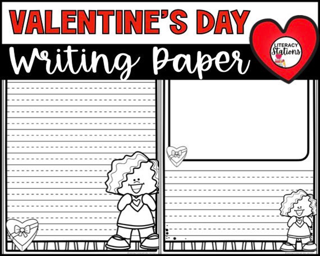 Valentines Day Writing Paper - Etsy