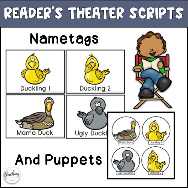 The Ugly Duckling Readers Theater Scripts - Etsy