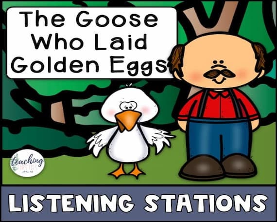 The Goose Who Laid the Golden Egg Story for Your Aesop's - Etsy
