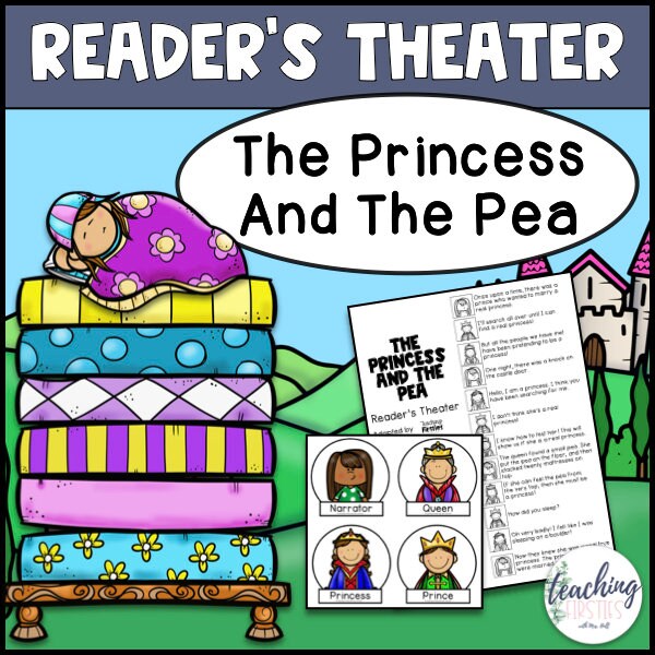 The Princess and the Pea Readers Theater Scripts - Etsy