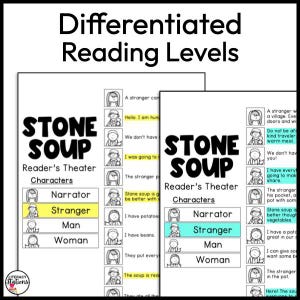 Stone Soup Reader’s Theater Scripts - Etsy