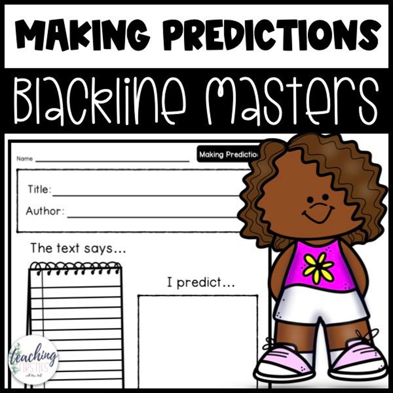 Making Predictions Worksheets and Printable Activities for Reading ...