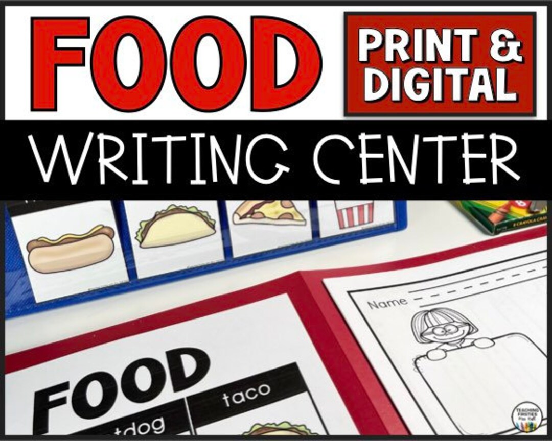 Food Writing Activities - Etsy